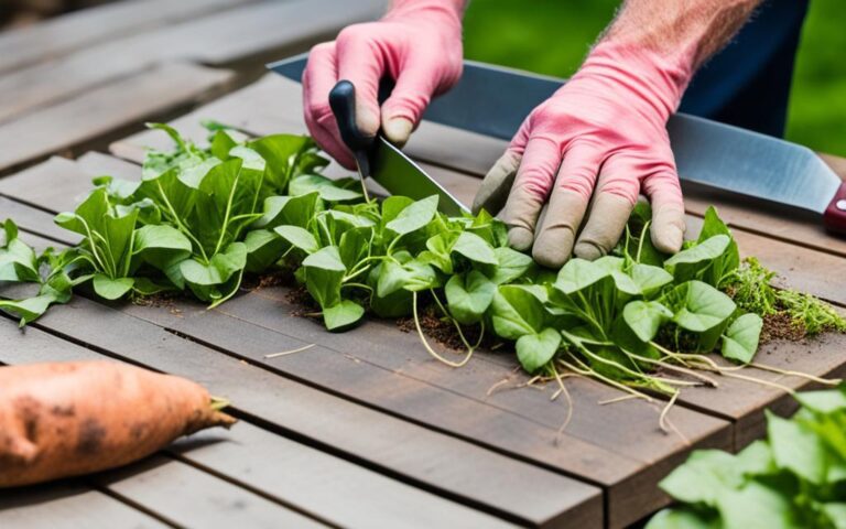 How to Cut Sweet Potato Slips for Planting - Easy Guide